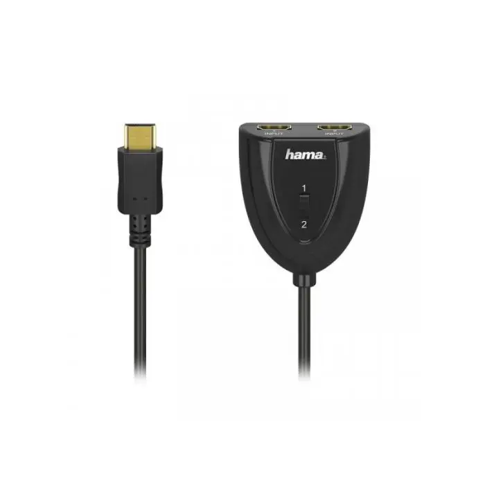 HAMA HDMI SWITCHER 2X HDMI (ŽENSKI) NA 1X (MUŠKI) 205161