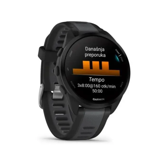 Garmin GPS SMART WATCH Forerunner 165 Black (010-02863-20)