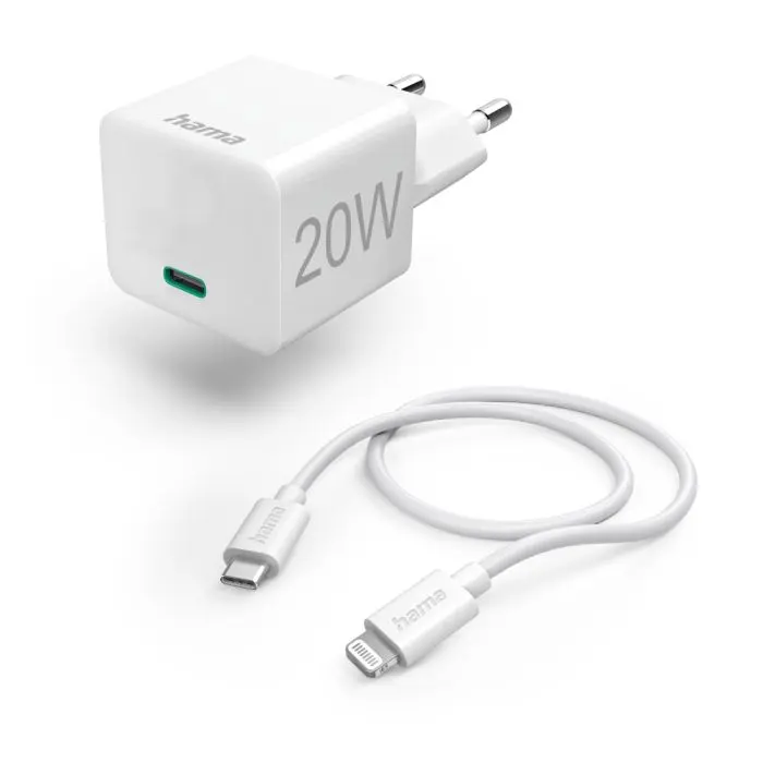 HAMA KUĆNI PUNJAČ+KABL USB C NA LIGHTNING 201620
