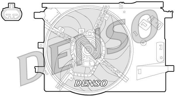 Ventilator hladnjaka DENSO DER09053