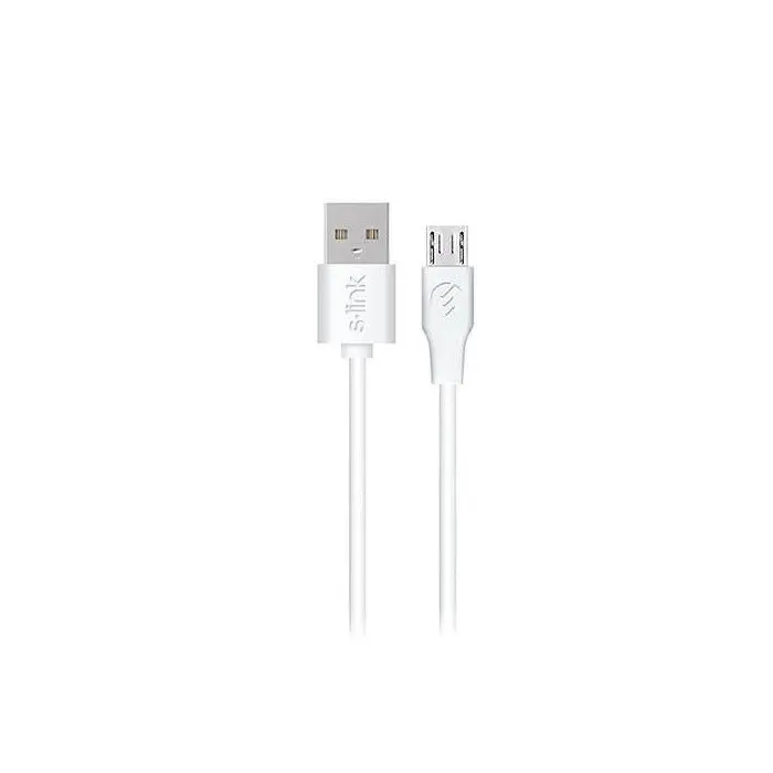S-LINK KABL ZA PUNJAČ USB A (MUŠKI) NA MICRO USB B (MUŠKI) 0.2M BELI AND-KC02B