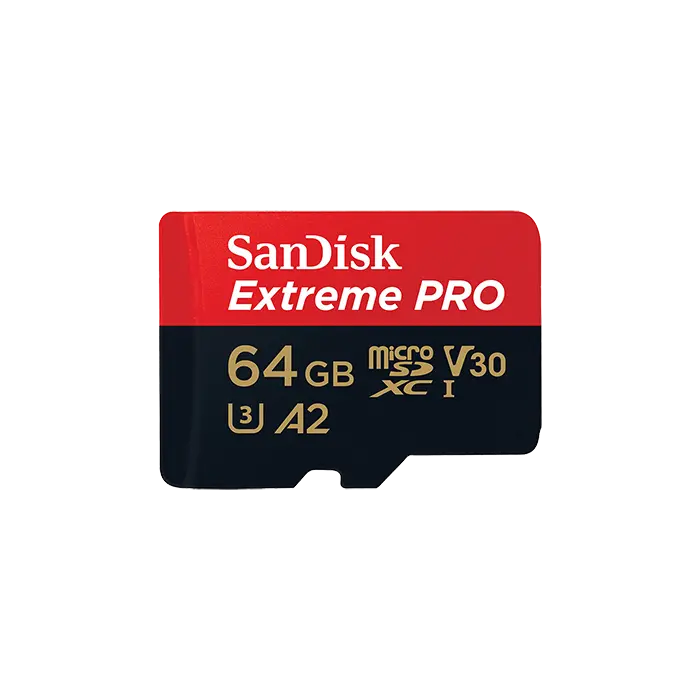 SanDisk MEMORIJSKA KARTICA 67789 SDXC 64GB Micro Extreme Pro 200MB/s A2 C10 V30 UHS-I US+Adapter