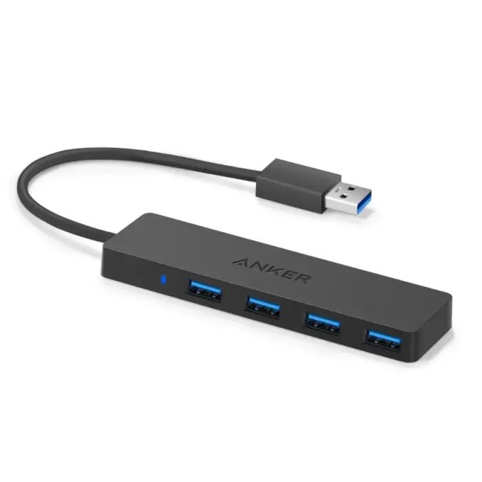 ANKER USB HUB 4-Port Ultra Slim USB 3.0 B2C Black