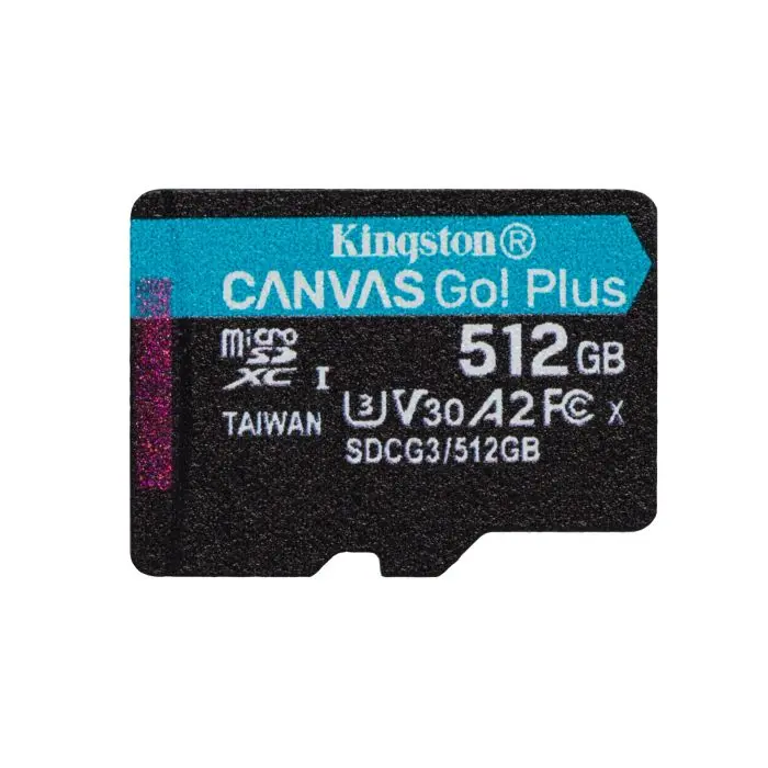 Kingston MEMORIJSKA KARTICA 512GB Canvas Go Plus SDCG3/512GBSP