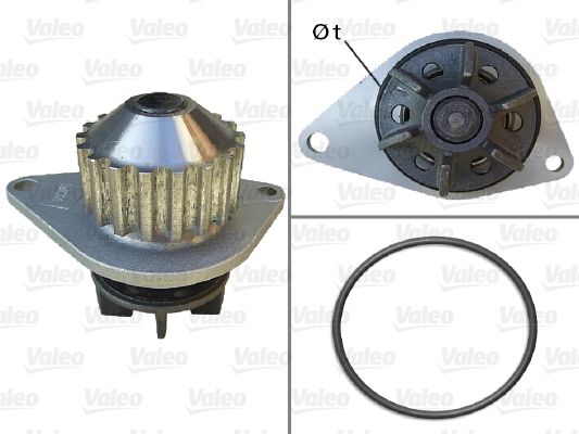 Pumpa za vodu, hlađenje motora VALEO 506704