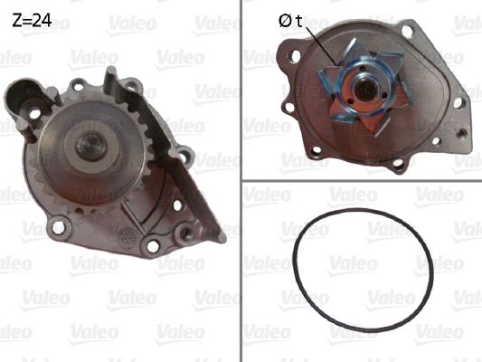 Pumpa za vodu, hlađenje motora VALEO 506696