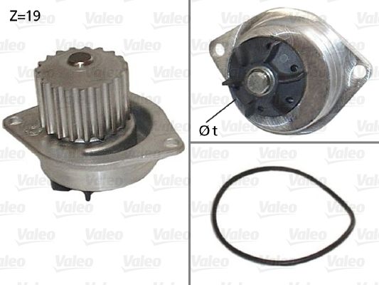 Pumpa za vodu, hlađenje motora VALEO 506595