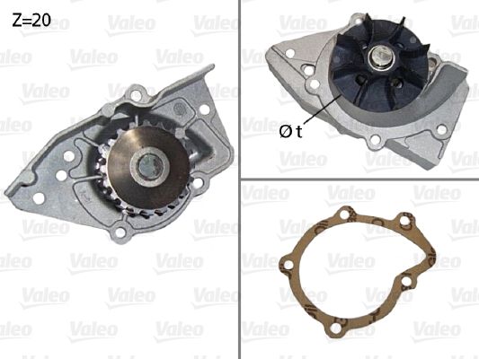 Pumpa za vodu, hlađenje motora VALEO 506574