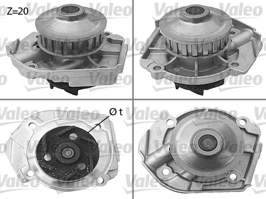 Pumpa za vodu, hlađenje motora VALEO 506397