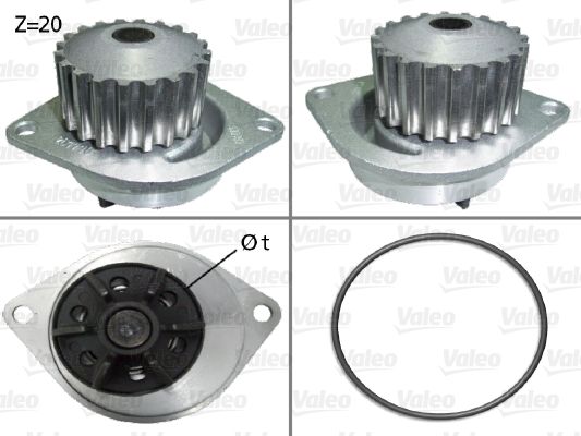 Pumpa za vodu, hlađenje motora VALEO 506290