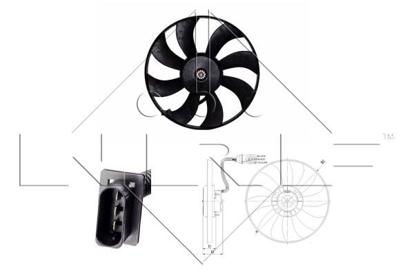 Ventilator hladnjaka NRF 47410