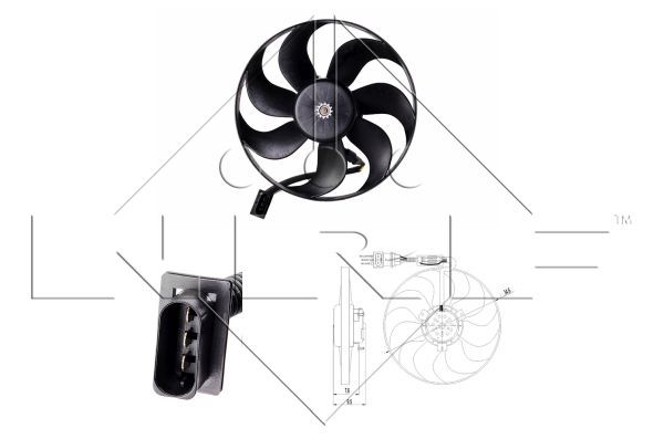 Ventilator hladnjaka NRF 47064