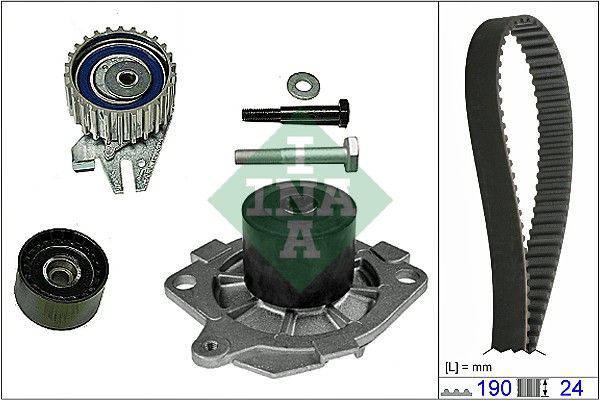 Pumpa za vodu + komplet zupčastog kaiša Schaeffler INA 530 0622 30
