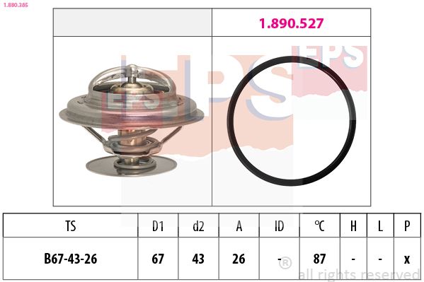 Termostat, rashladna tečnost EPS 1.880.385
