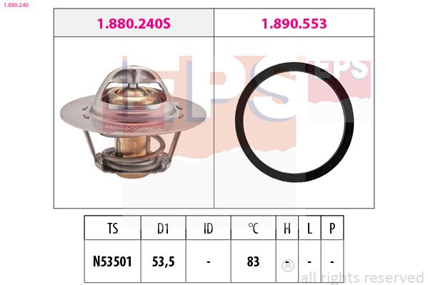 Termostat, rashladna tečnost EPS 1.880.240