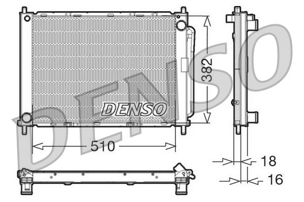 Modul hladnjaka DENSO DRM23100