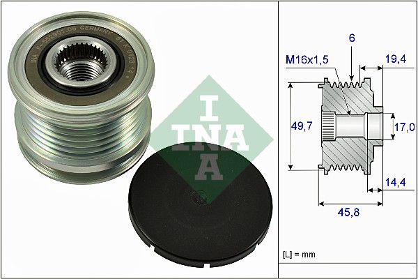 Remenica alternatora Schaeffler INA 535 0168 10