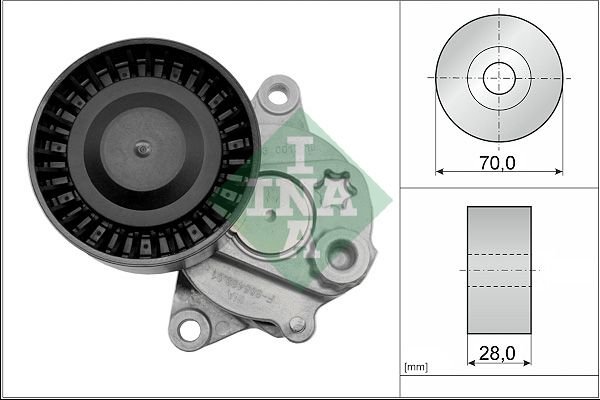 Španer, pk kaiš Schaeffler INA 533 0017 10