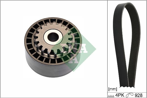 Garnitura klinastog rebrastog kaiša Schaeffler INA 529 0100 10