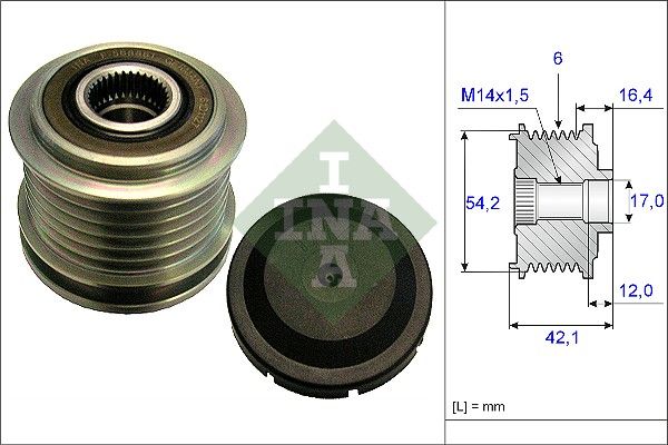 Remenica alternatora Schaeffler INA 535 0181 10