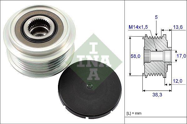 Remenica alternatora Schaeffler INA 535 0184 10