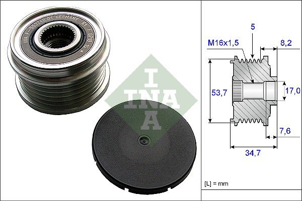 Remenica alternatora Schaeffler INA 535 0211 10