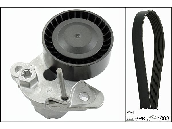 Garnitura klinastog rebrastog kaiša Schaeffler INA 529 0159 10
