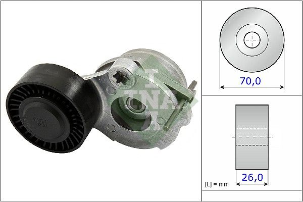 Španer, pk kaiš Schaeffler INA 534 0470 10