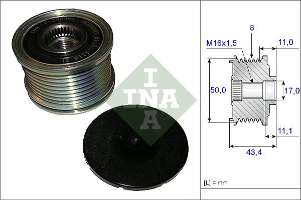 Remenica alternatora Schaeffler INA 535 0108 10