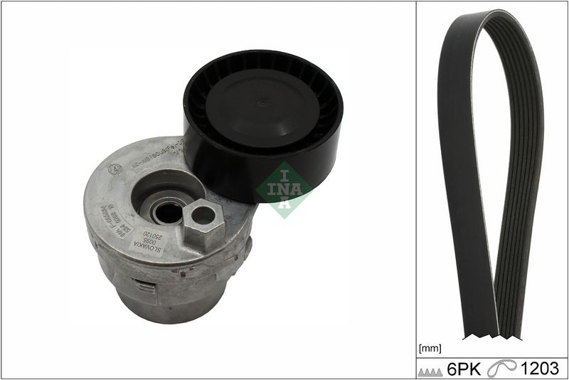Garnitura klinastog rebrastog kaiša Schaeffler INA 529 0009 10