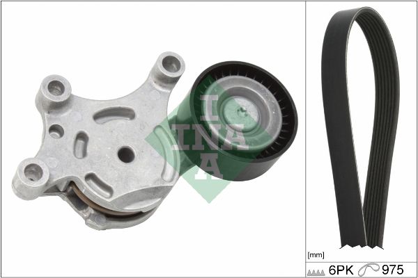 Garnitura klinastog rebrastog kaiša Schaeffler INA 529 0261 10