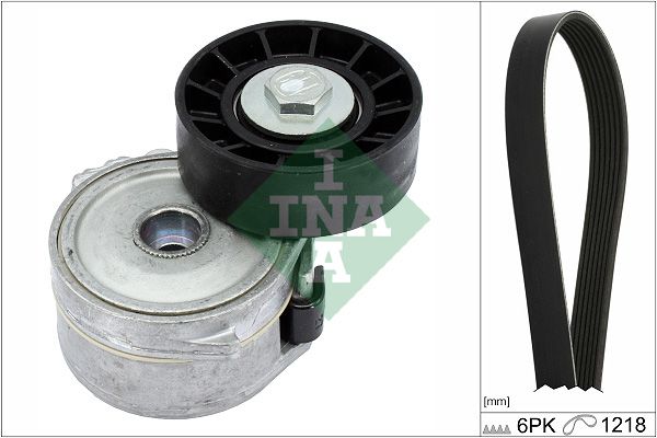 Garnitura klinastog rebrastog kaiša Schaeffler INA 529 0105 10