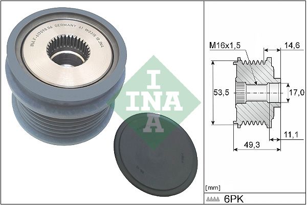 Remenica alternatora Schaeffler INA 535 0364 10