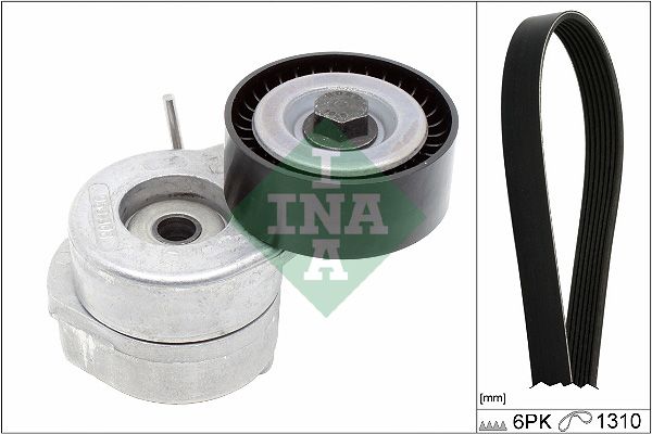 Garnitura klinastog rebrastog kaiša Schaeffler INA 529 0506 10