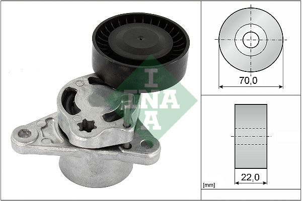 Španer, pk kaiš Schaeffler INA 534 0709 10