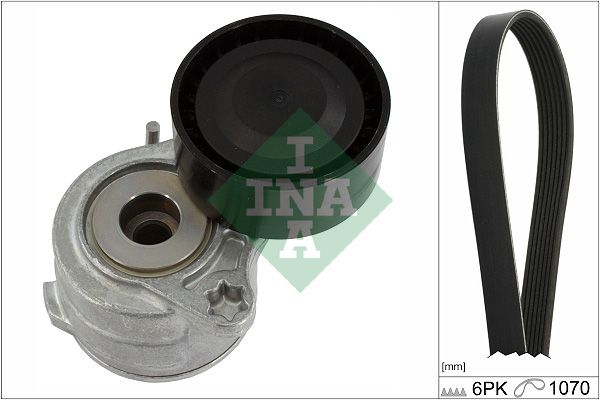 Garnitura klinastog rebrastog kaiša Schaeffler INA 529 0420 10