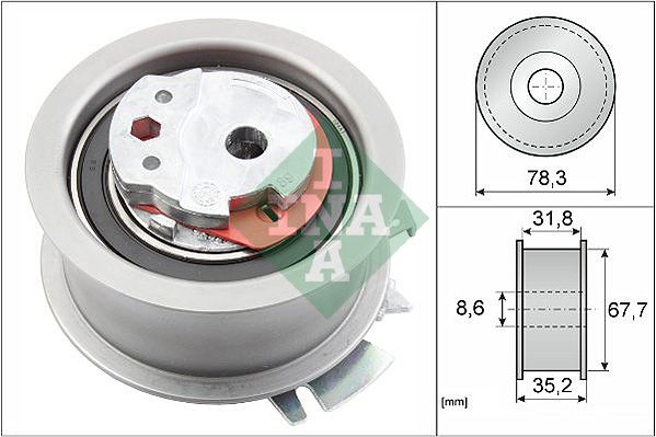 Španer, zupčasti kaiš Schaeffler INA 531 0628 30