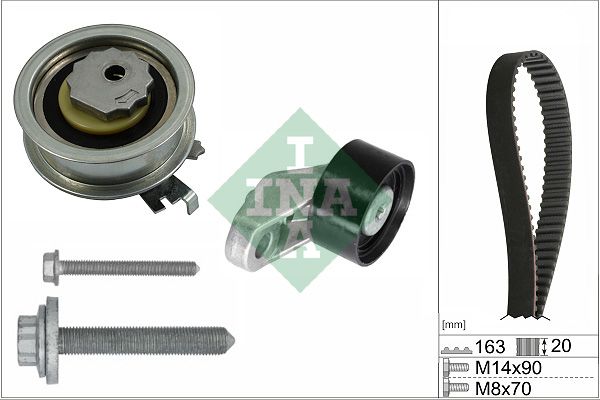 Komplet zupčastog kaiša Schaeffler INA 530 0846 10