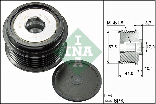Remenica alternatora Schaeffler INA 535 0282 10