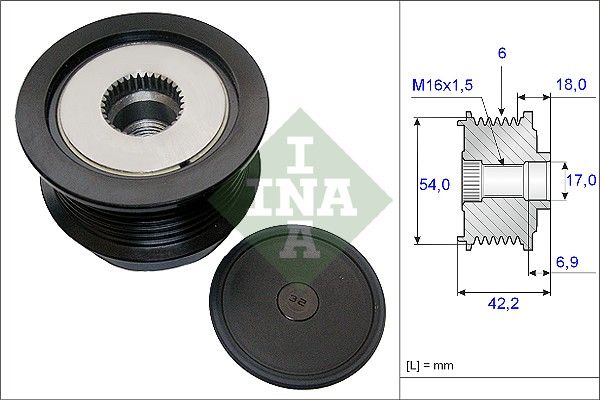Remenica alternatora Schaeffler INA 535 0188 10