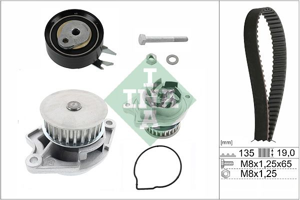 Pumpa za vodu + komplet zupčastog kaiša Schaeffler INA 530 0166 31