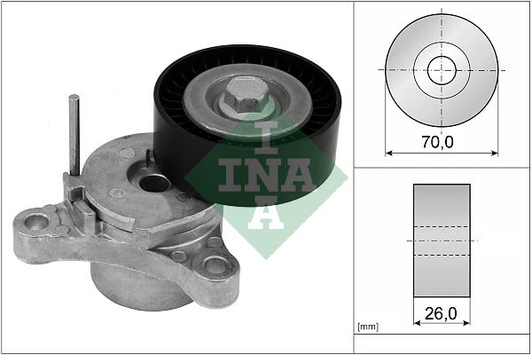 Španer, pk kaiš Schaeffler INA 534 0666 10