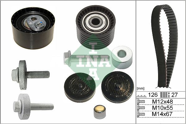 Komplet zupčastog kaiša Schaeffler INA 530 0638 10