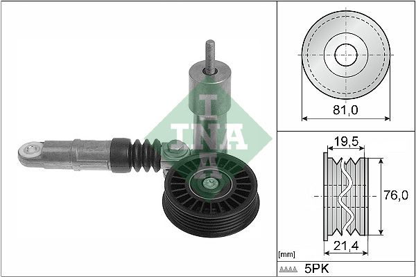 Španer, pk kaiš Schaeffler INA 534 0014 10