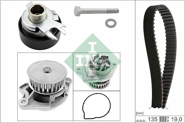 Pumpa za vodu + komplet zupčastog kaiša Schaeffler INA 530 0199 30