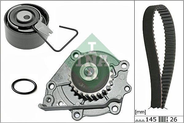Pumpa za vodu + komplet zupčastog kaiša Schaeffler INA 530 0376 30