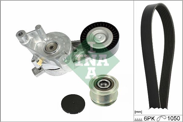 Garnitura klinastog rebrastog kaiša Schaeffler INA 529 0468 20
