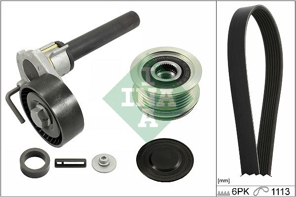 Garnitura klinastog rebrastog kaiša Schaeffler INA 529 0514 20