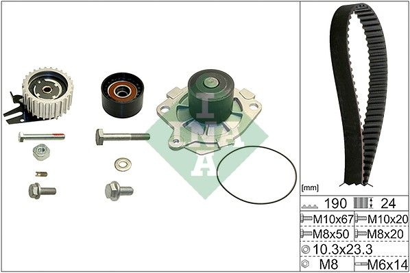 Pumpa za vodu + komplet zupčastog kaiša Schaeffler INA 530 0624 30
