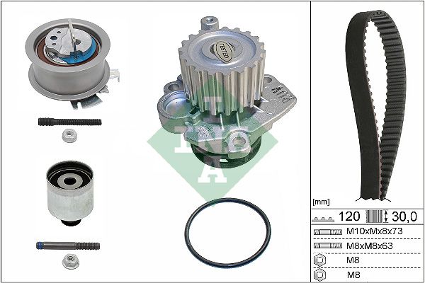 Pumpa za vodu + komplet zupčastog kaiša Schaeffler INA 530 0201 33